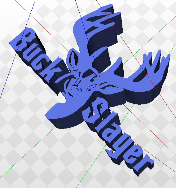 STL file Buck Slayer Emblem・3D printer model to download・Cults
