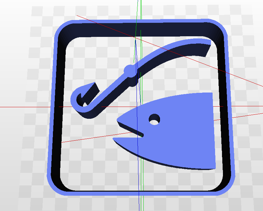 STL file Fishing Sign・3D printable model to download・Cults