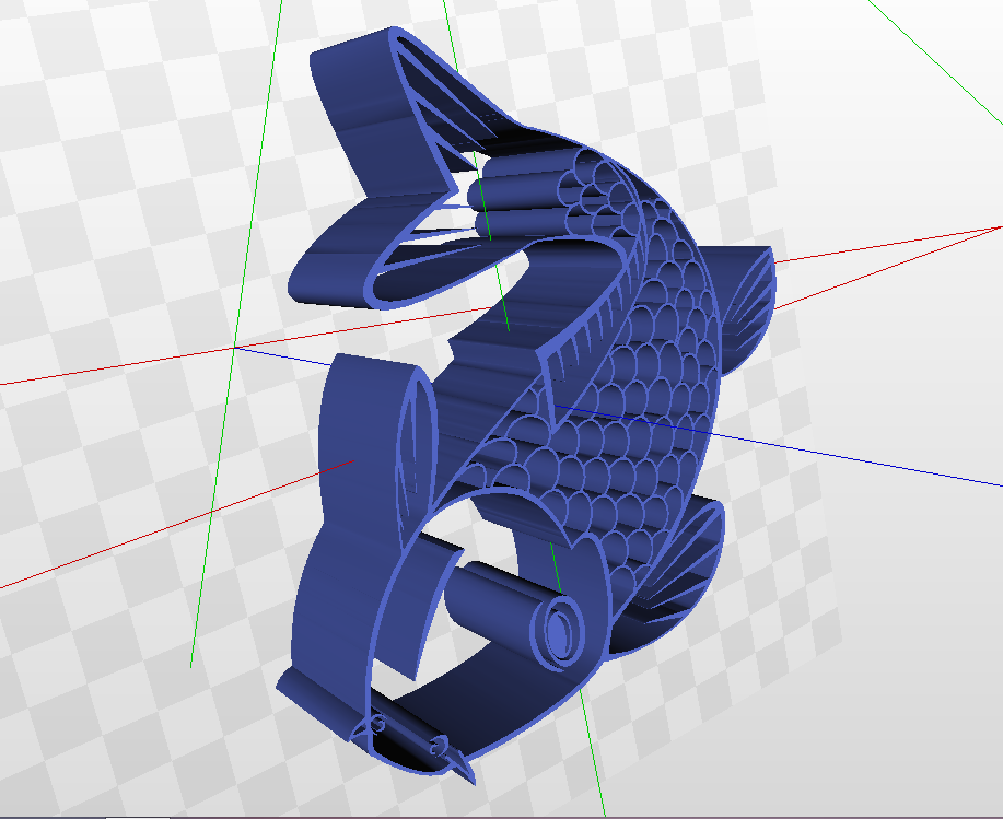 STL file Simple Koi Fish 🐠・3D print object to download・Cults