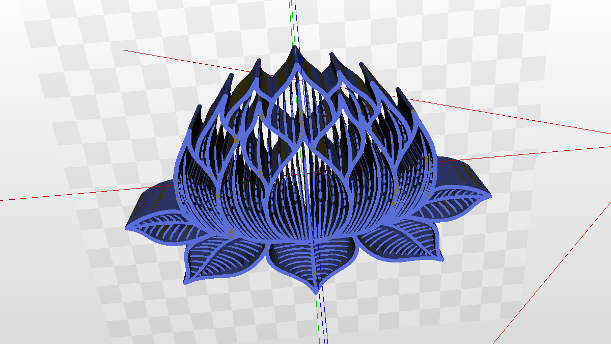 STL file Beautiful Lotus Art・3D printer model to download・Cults