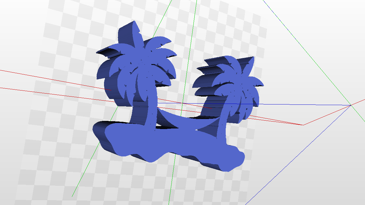 STL file Palm Trees and Hammock・3D print design to download・Cults