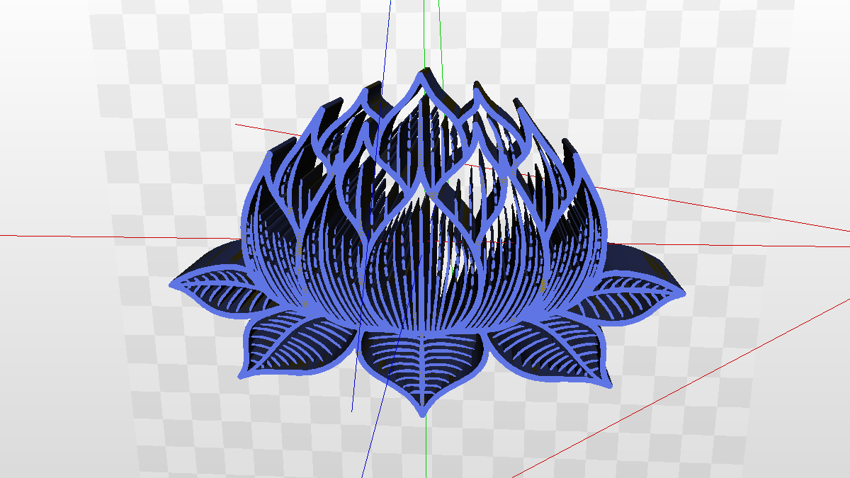 STL file Beautiful Lotus Art・3D printer model to download・Cults