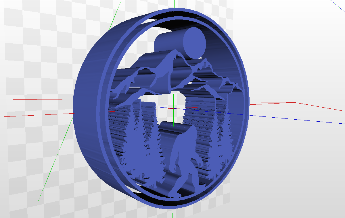 STL file Big Foot Sasquatch Yetti Logo・3D printable design to download ...