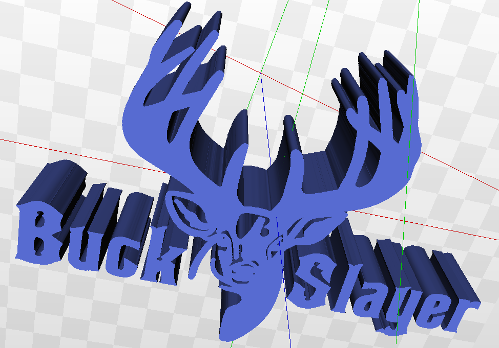STL file Buck Slayer Emblem・3D printer model to download・Cults