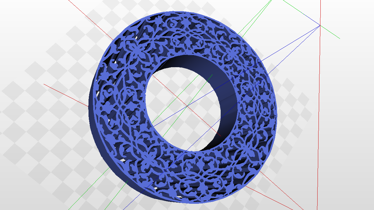 STL file Intricate Floral Circle Design・3D printer model to download・Cults