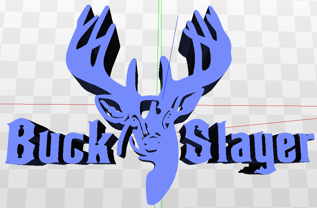 STL file Buck Slayer Emblem・3D printer model to download・Cults