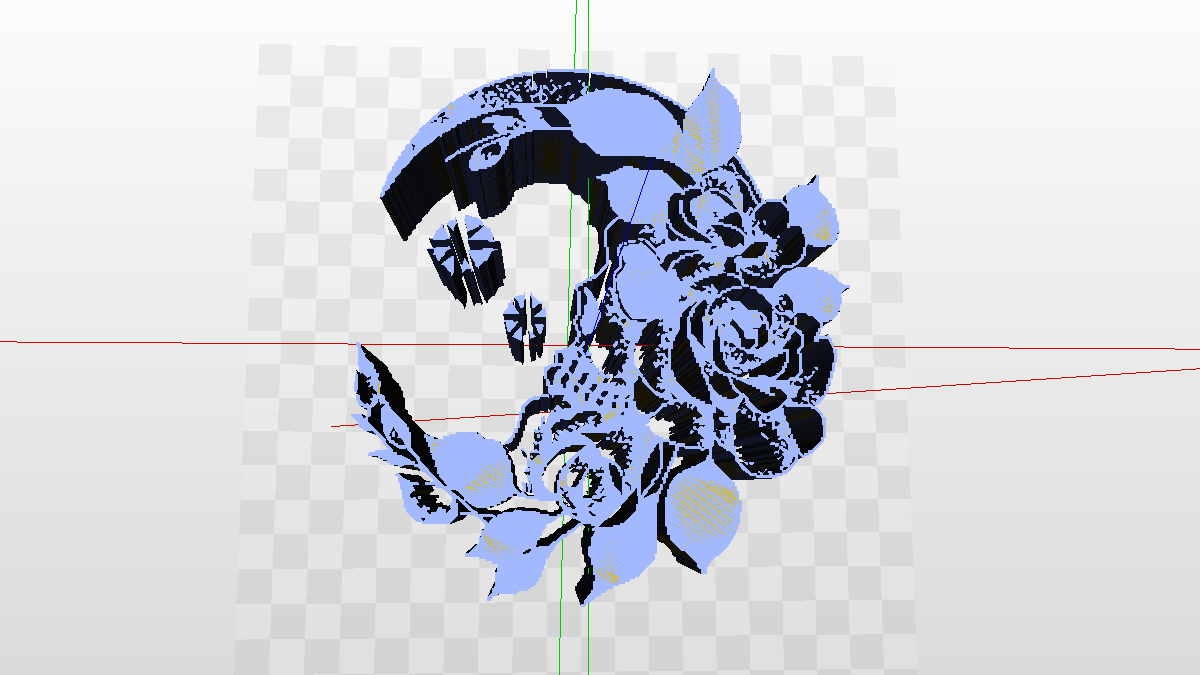 STL file Skull Rose Circle Moon・3D printer model to download・Cults