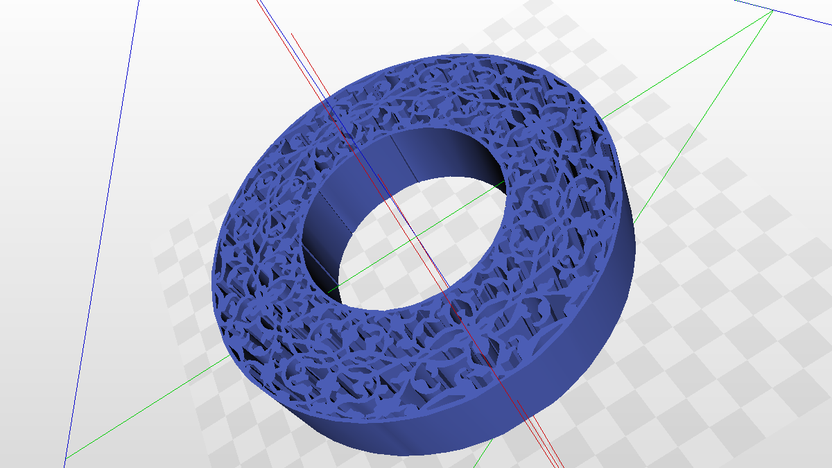 STL file Intricate Floral Circle Design・3D printer model to download・Cults