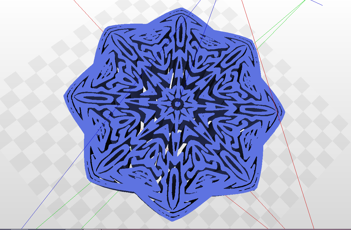 Free STL file Abstract Floral Pattern Flower・Design to download and 3D ...