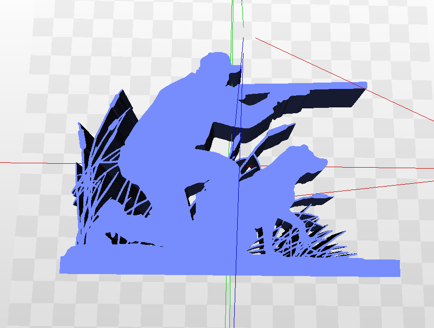 STL file Man Hunting with Dog・3D printable design to download・Cults