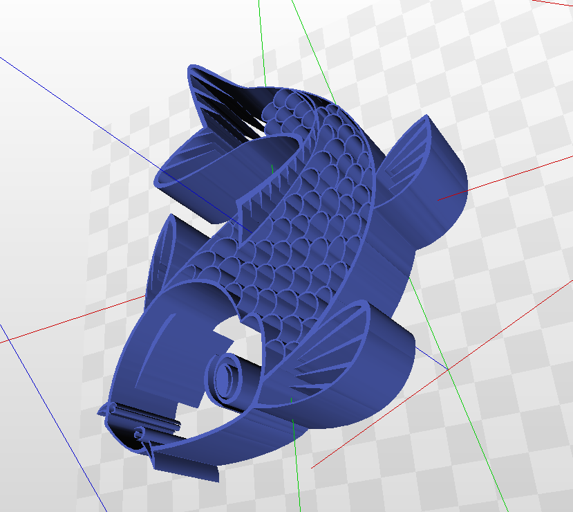 STL file Simple Koi Fish 🐠・3D print object to download・Cults