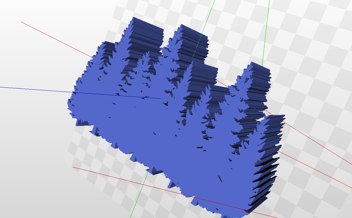 STL file Tree Line・3D printing template to download・Cults