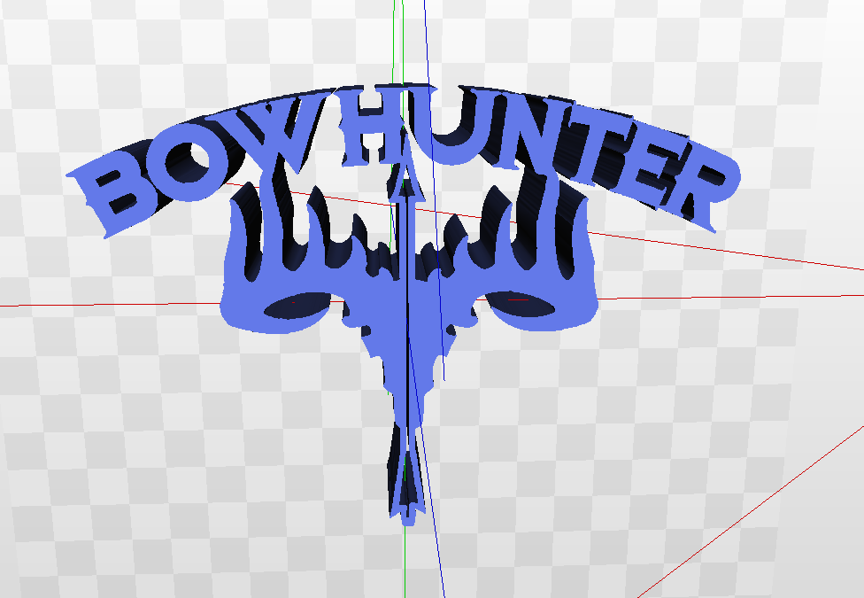 STL file Bow Hunter Emblem Symbol Hunting 🏹・3D printer model to ...