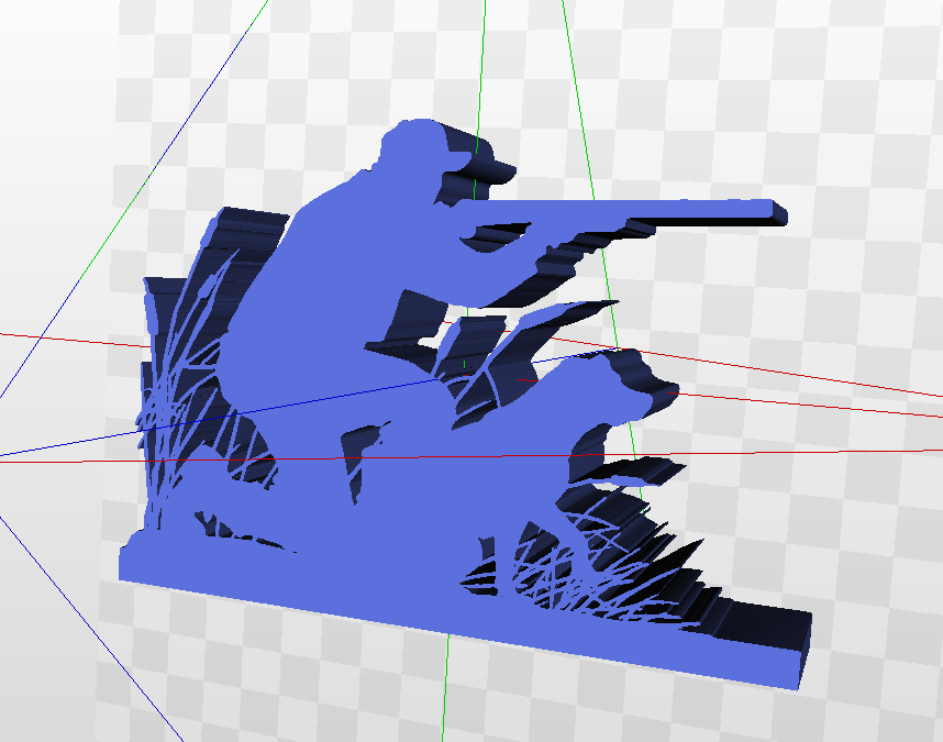 STL file Man Hunting with Dog・3D printable design to download・Cults