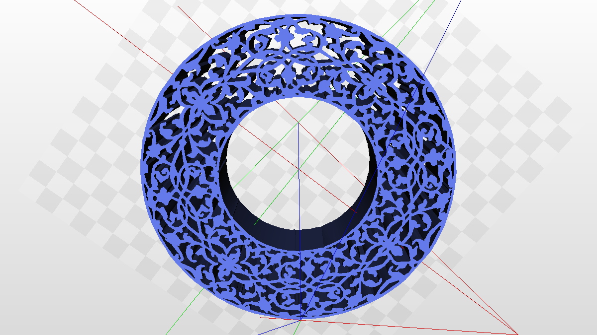 STL file Intricate Floral Circle Design・3D printer model to download・Cults