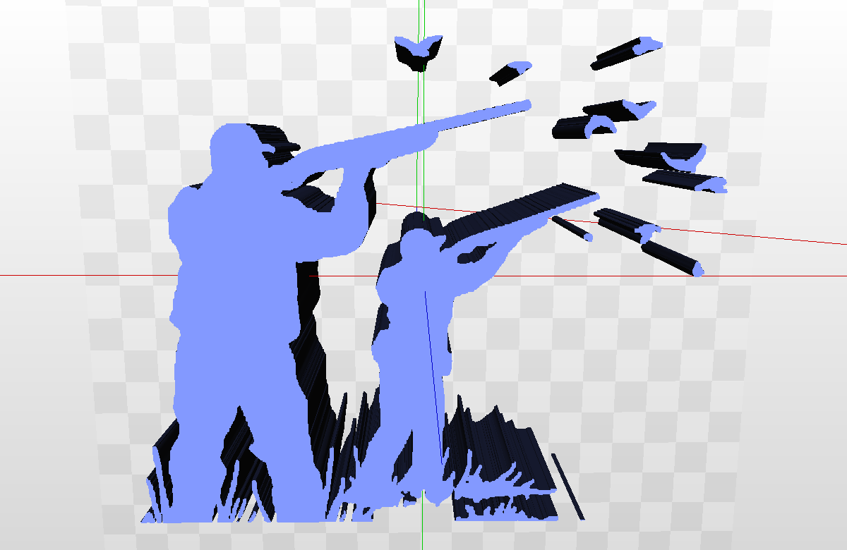 Free STL file Duck Hunting Men 🦆・3D print design to download・Cults