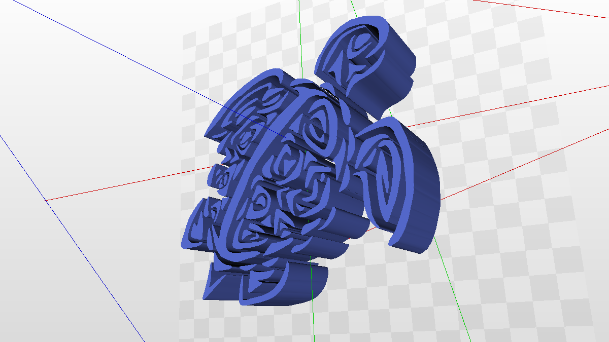 Archivo STL Tortuga tribal 1・Modelo imprimible en 3D para descargar・Cults