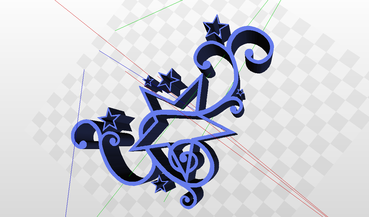 Файл STL Stars and Scroll Pattern・3D-печатная модель для загрузки・Cults