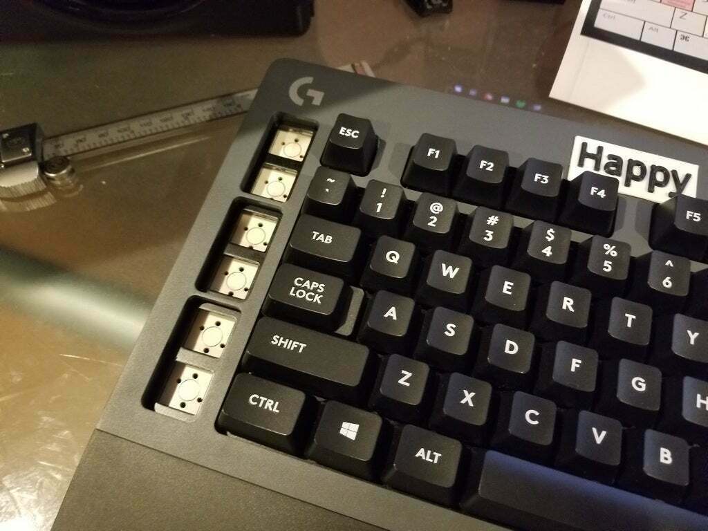 STL-Datei Logitech G613 Macro Key Covers kostenlos・3D-Druck-Idee zum ...
