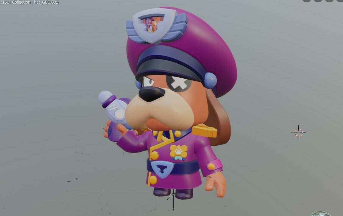 Free STL file Brawl Stars - Ruff・3D printing model to download・Cults
