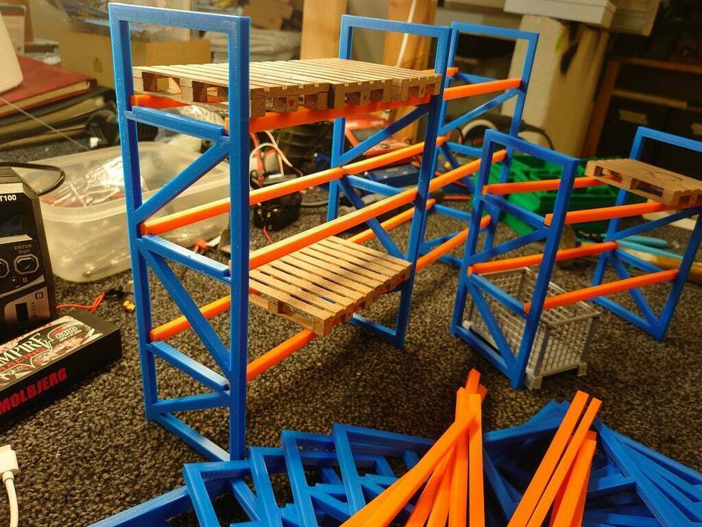 Free STL file scale pallet racking・Design to download and 3D print・Cults