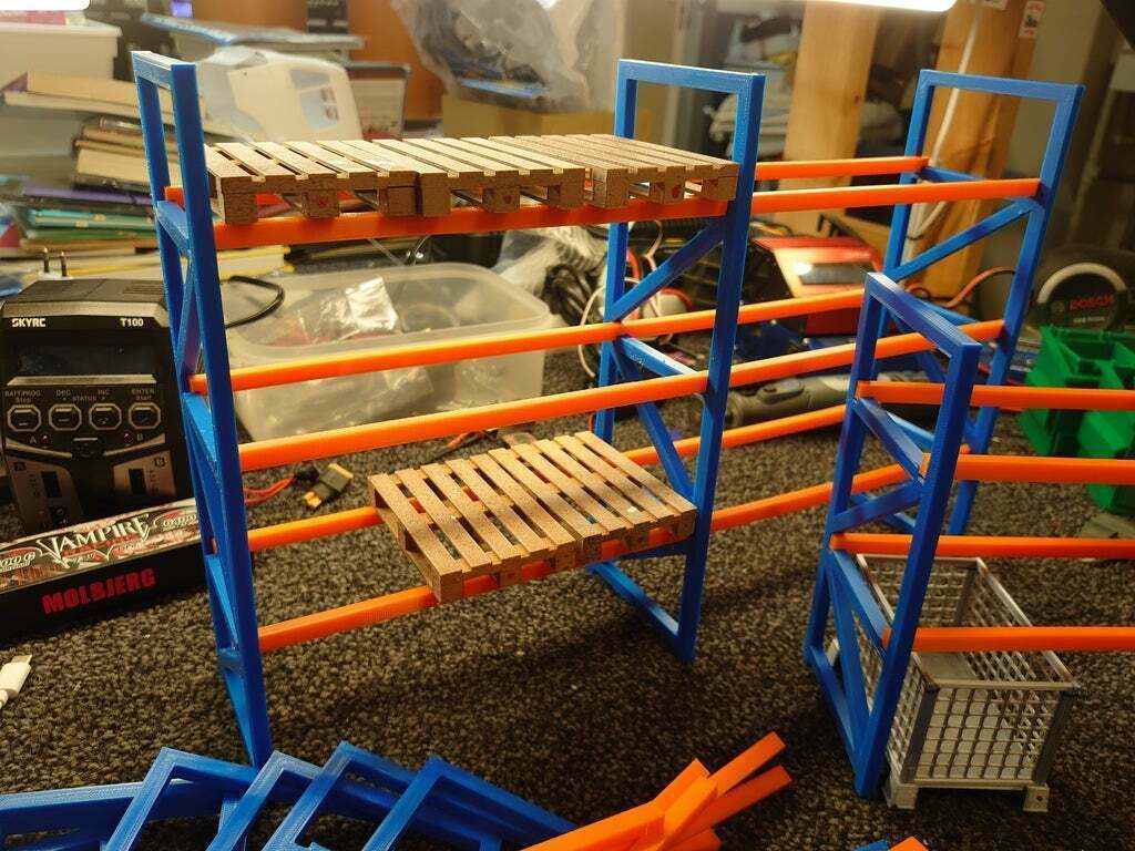 Free STL file scale pallet racking・Design to download and 3D print・Cults