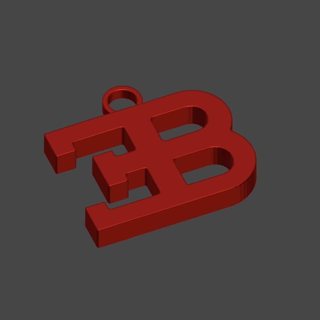 Free STL file Bugatti Key Chain 🔑・3D printing template to download・Cults