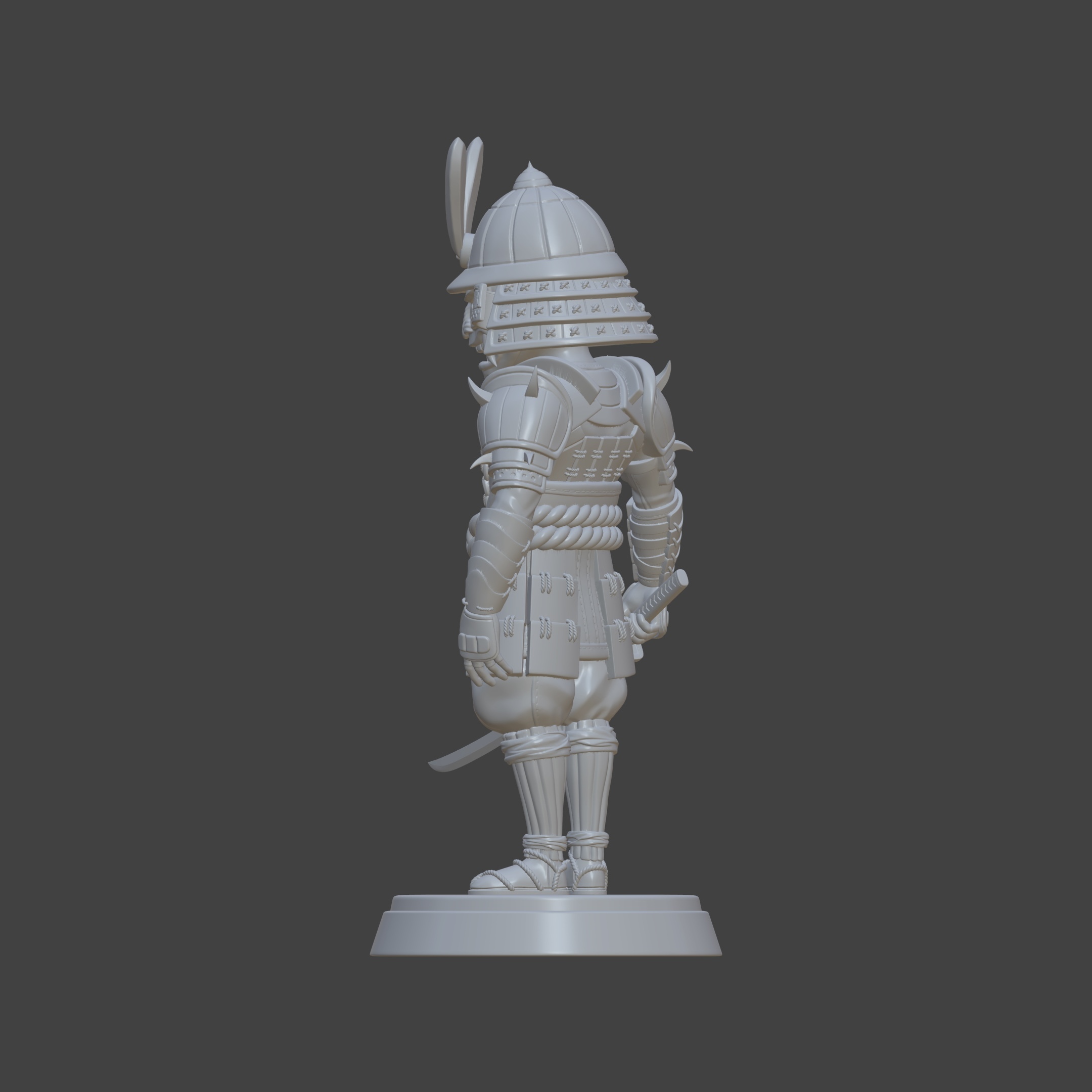 Free STL file Miniature Samurai・3D print design to download・Cults