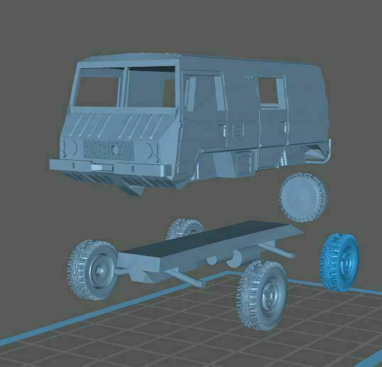 Файл 3D Pinzgauer 1 72・Модель для печати в 3D скачать・Cults