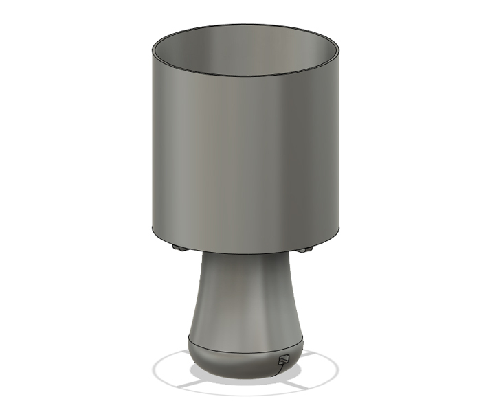 Archivo STL gratis Soporte de lámpara de litofán 🏠・Plan de impresión en ...