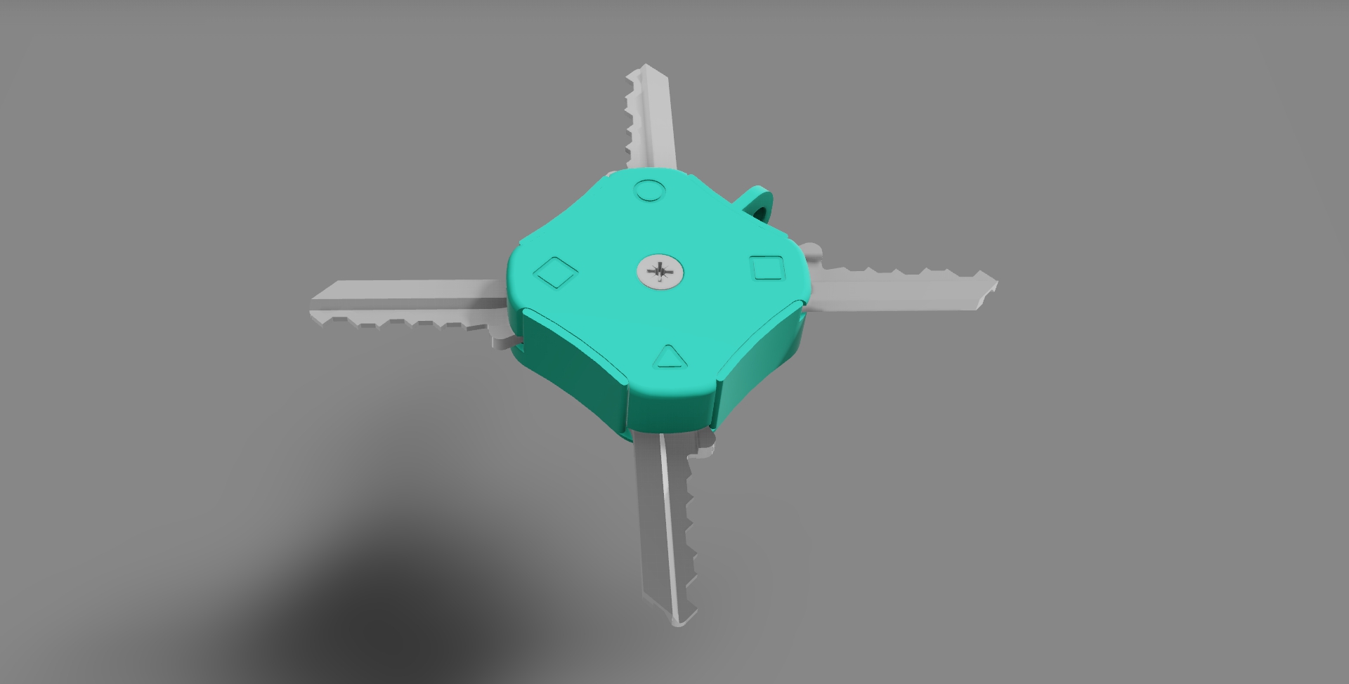 Free STL file MULTIPLE KEY RING・Design to download and 3D print・Cults