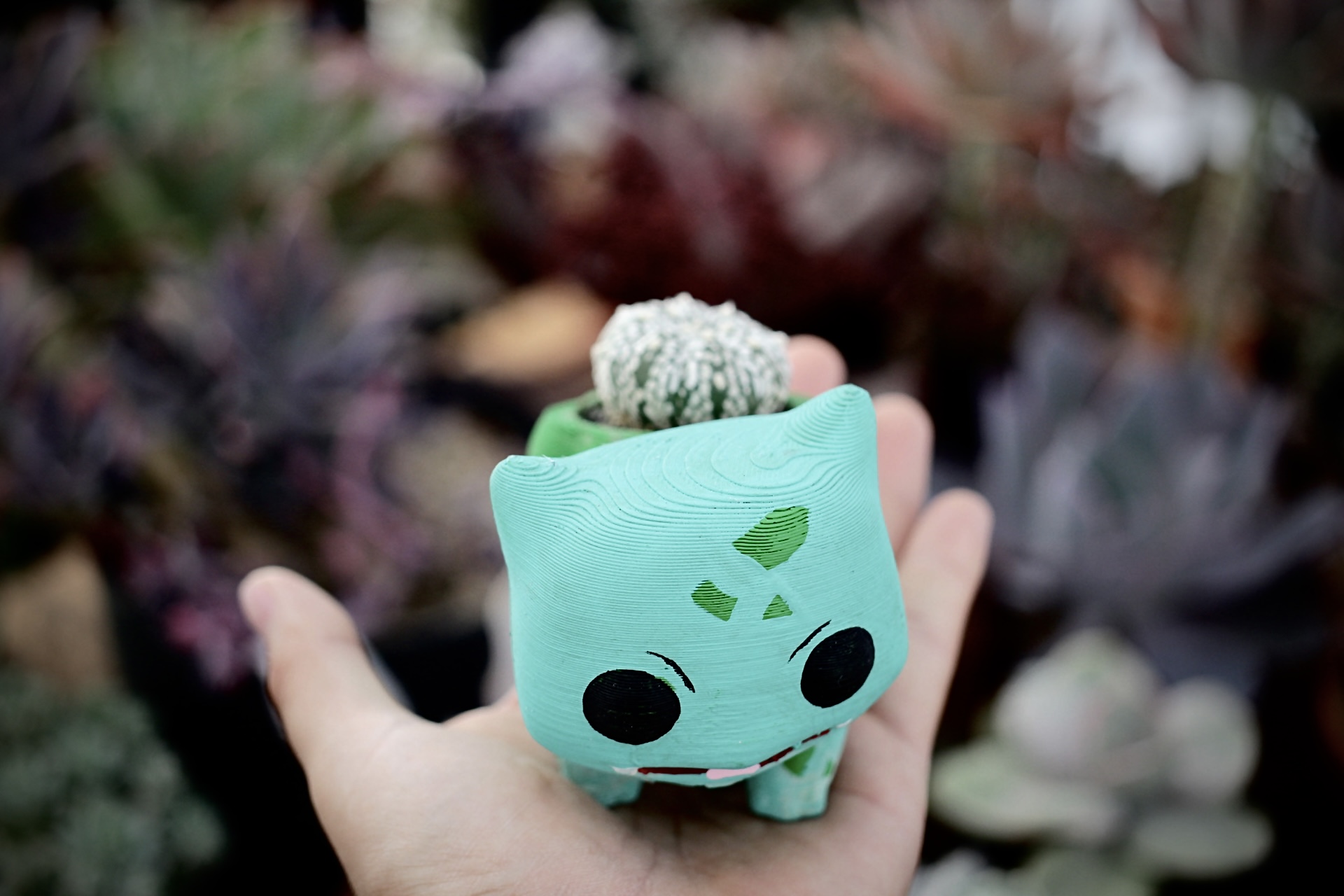 OBJ file Bulbasaur pop-pot・3D print model to download・Cults