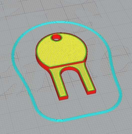 Бесплатный STL файл Ferrite bead key・3D-печатный объект для загрузки・Cults