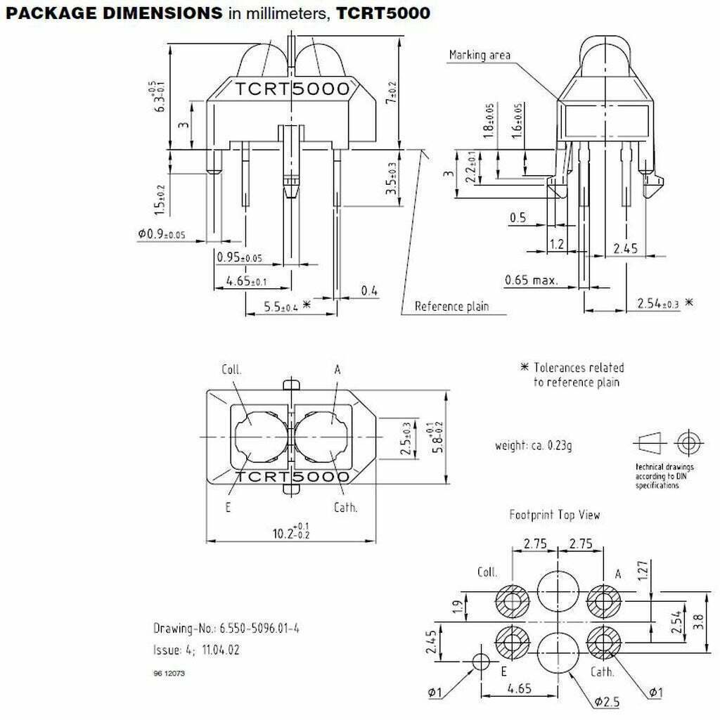 Free OBJ file TCRT5000 Sensor Mount for ERC TimSav DIY CNC Needle ...