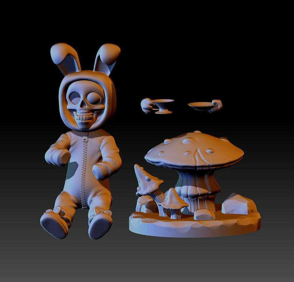 Free STL file Funny White Rabbit・Design to download and 3D print・Cults