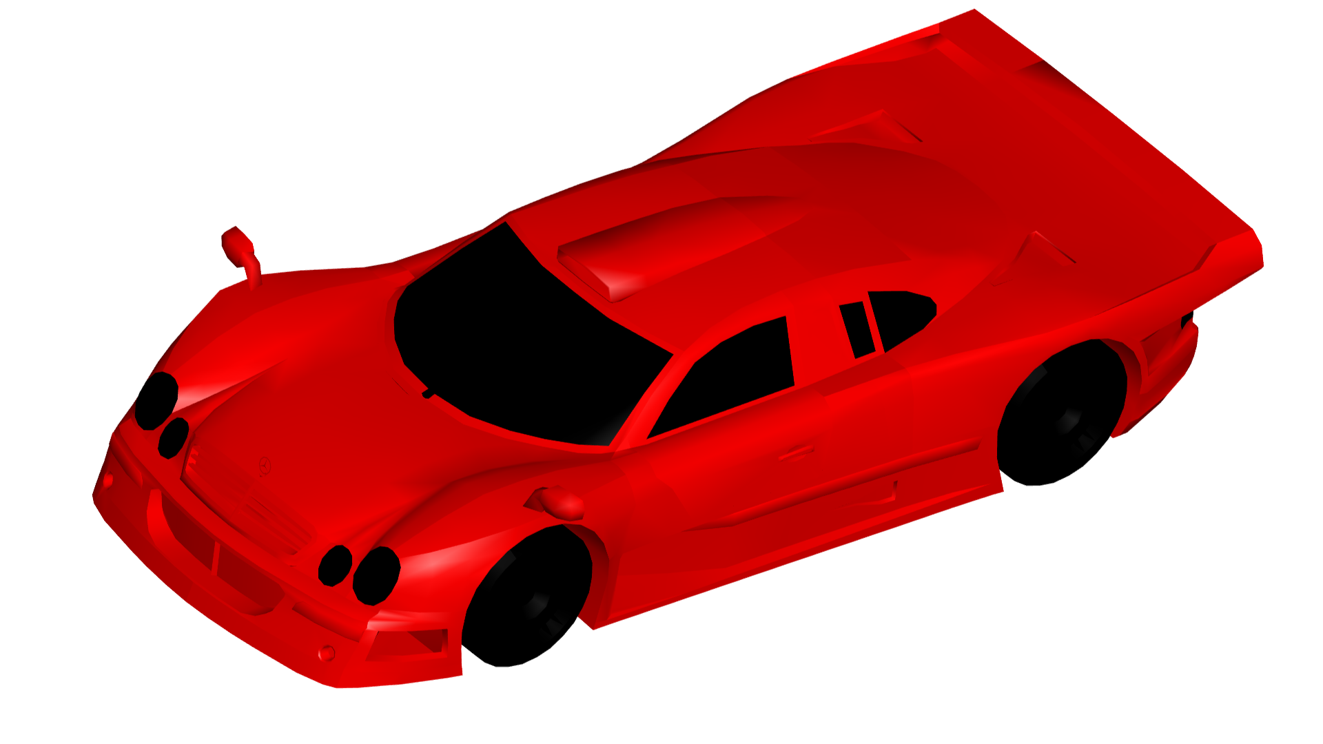 3D file Mercedes CLK GTR 🚗・3D print object to download・Cults