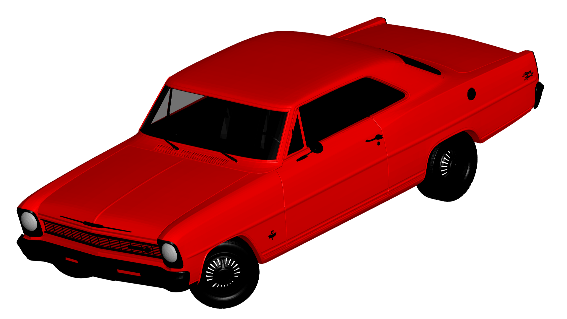 3D file Chevrolet Nova SS 1966・3D print model to download・Cults