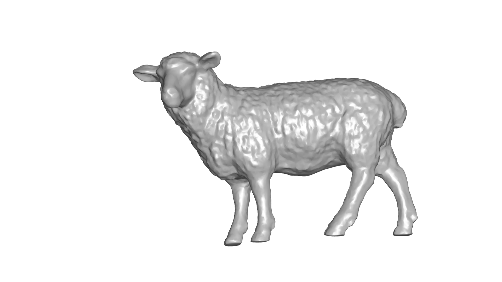 OBJ file Sheep 3d model 🐑・3D printable model to download・Cults