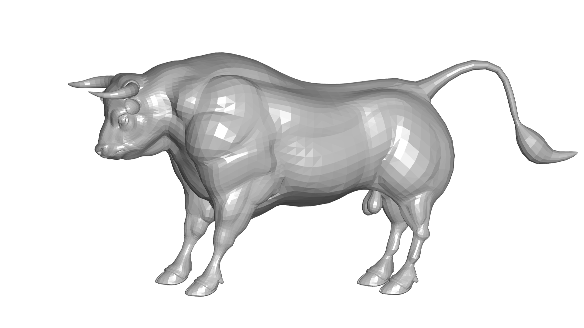 3D-Datei bull 3d model・Modell zum Herunterladen und 3D-Drucken・Cults