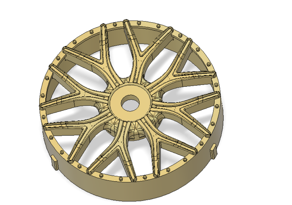STL file Rc Wheel insert 1:10 - disk・3D printable design to download・Cults
