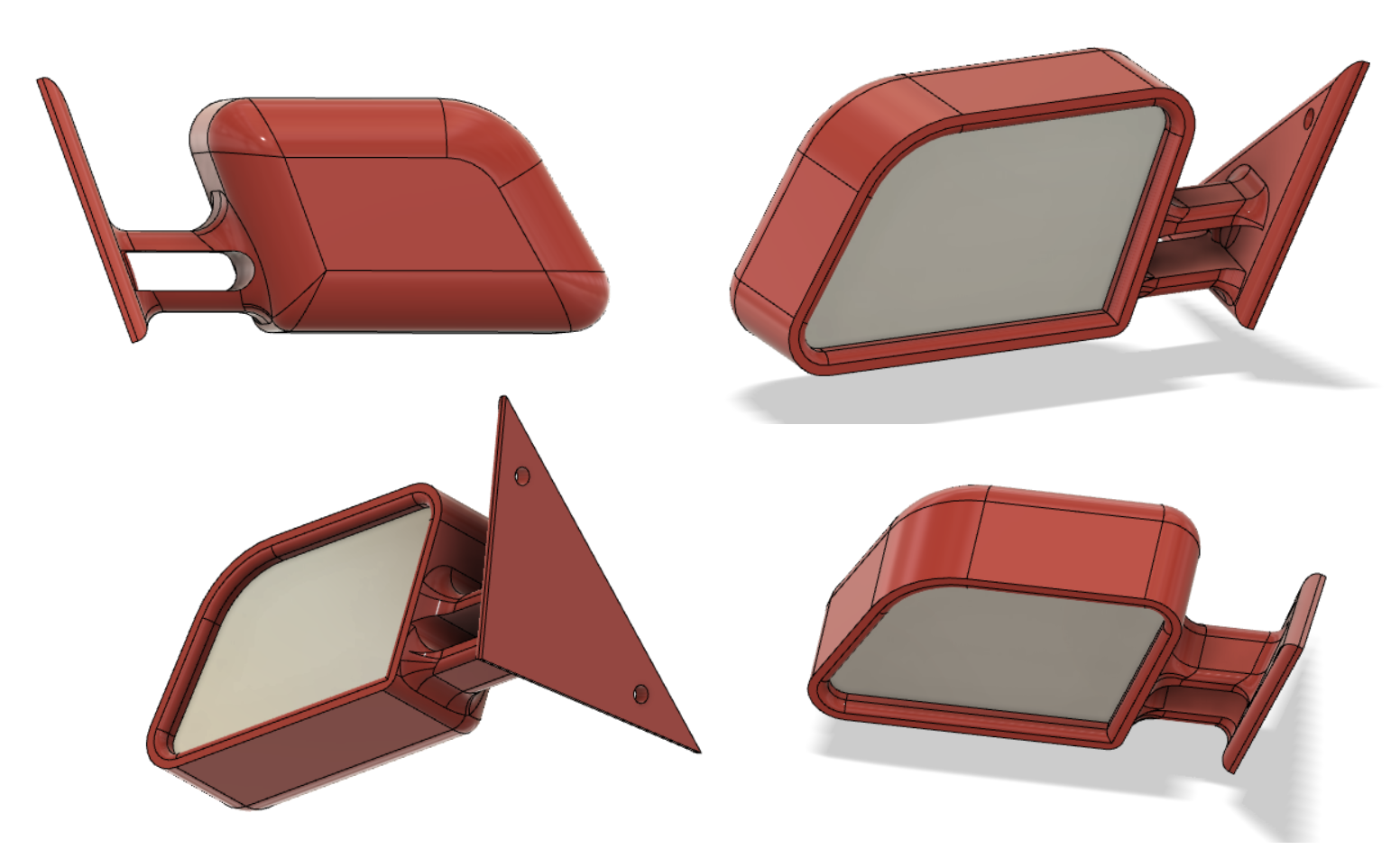 STL file rc car mirror・3D printable model to download・Cults