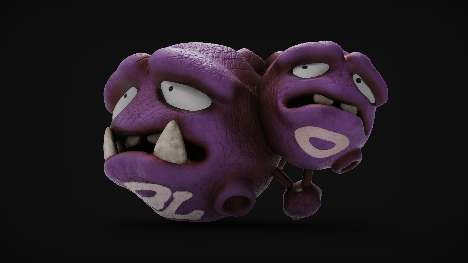 OBJ file Weezing - Pokemon・3D print object to download・Cults