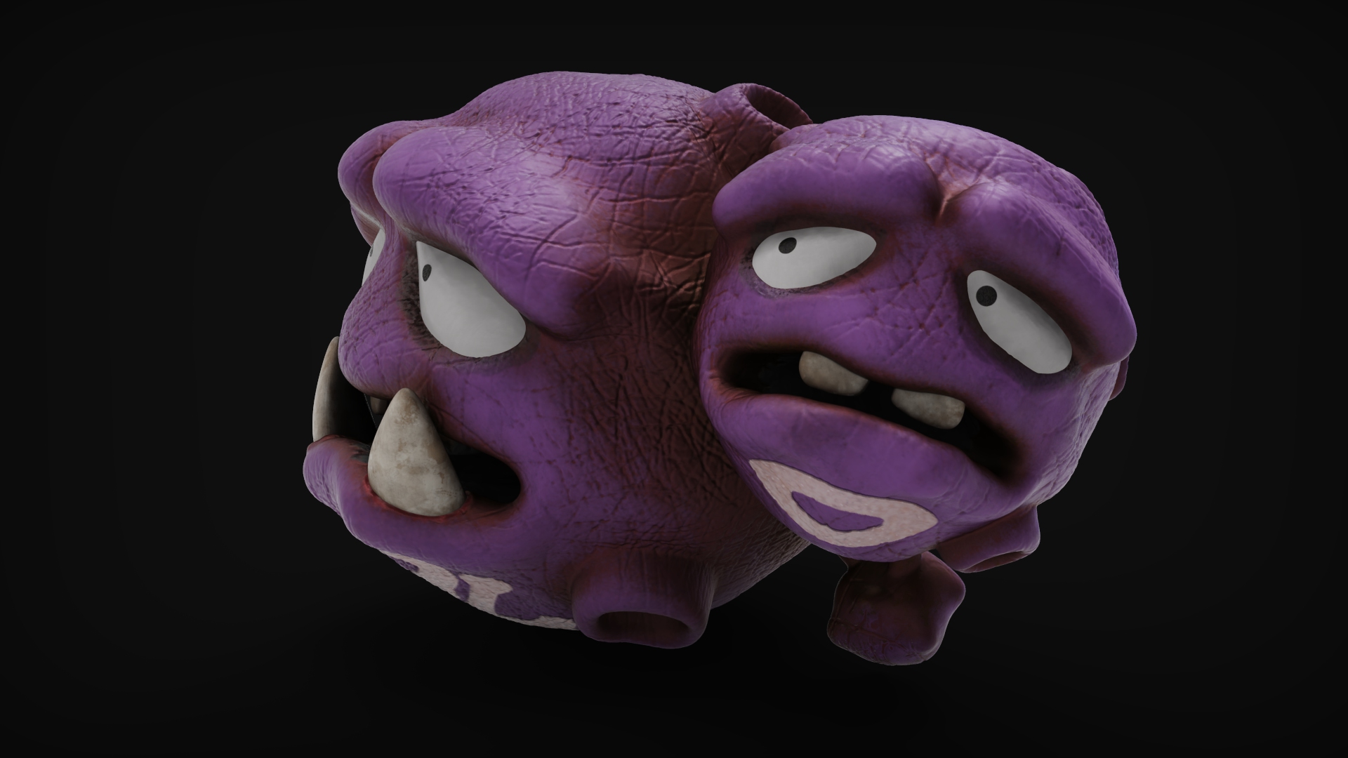 OBJ file Weezing - Pokemon・3D print object to download・Cults