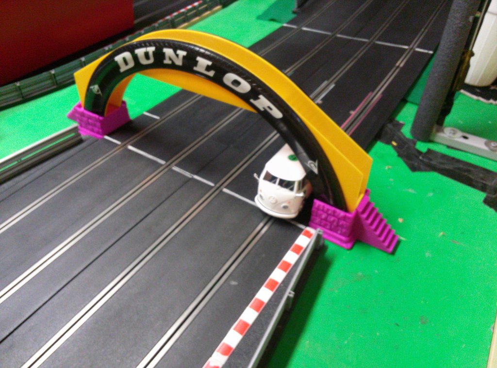 Free 3D file Scalextric dunlop bridge riser 4 lane extender 🌉・3D ...