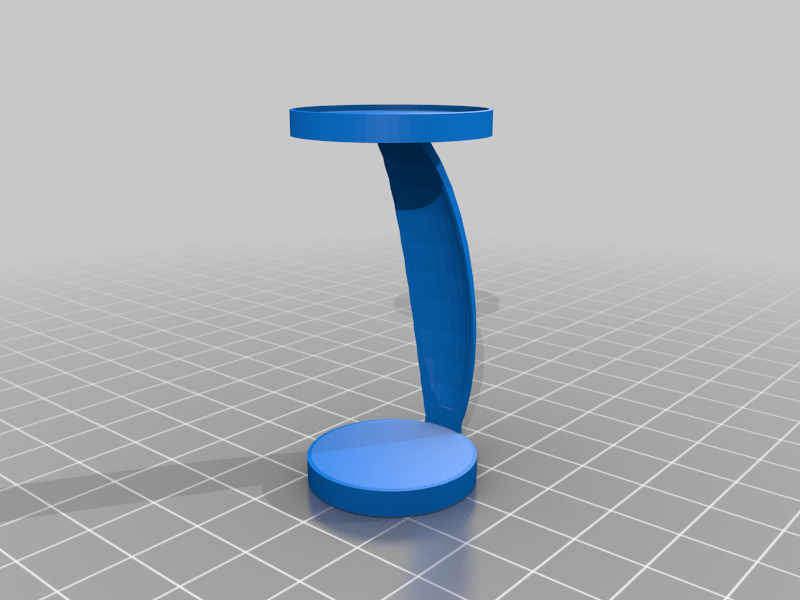 Free STL file stackable flying riser base for ttrpg miniatures (1" base ...
