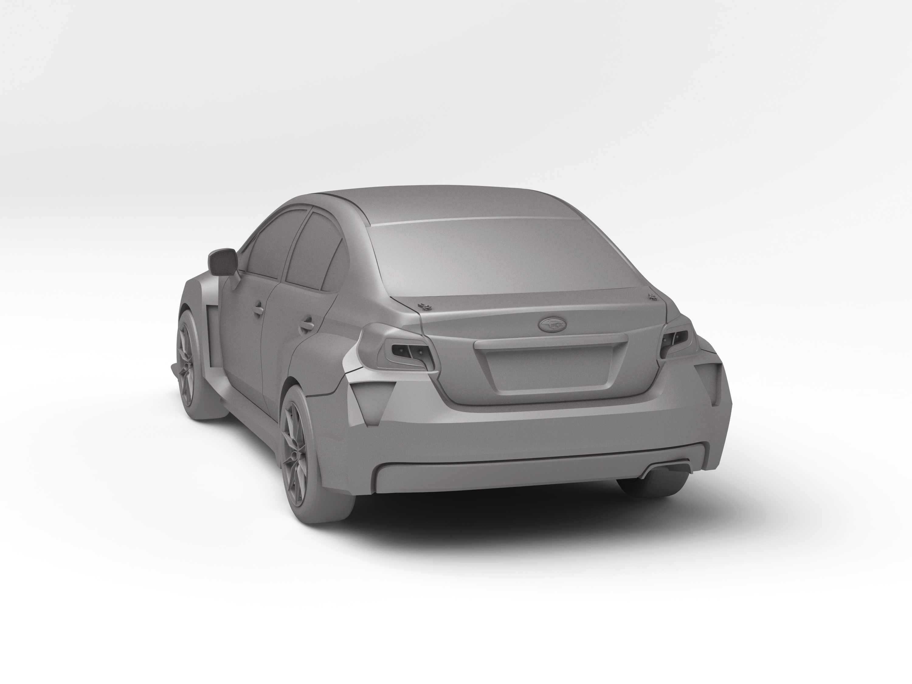STL file Subaru WRX STI TCR printable・3D printable model to download・Cults