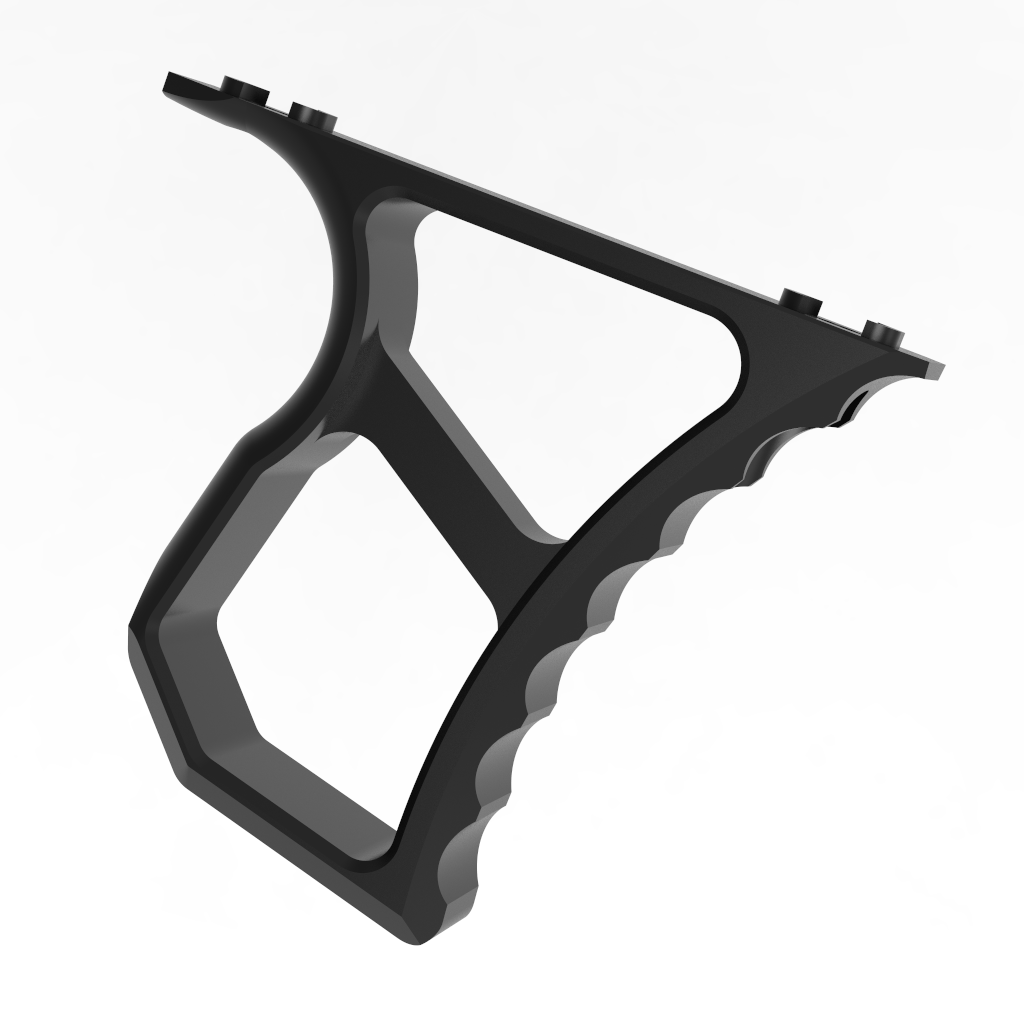 Free STL file MLOK SKELETON GRIP HANDSTOP AR15 M4 M16 HK416 AK SCAR 💀 ...