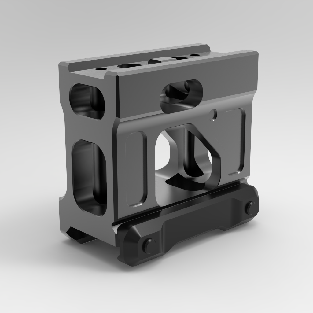 STL file UNITY STYLE FAST T1/T2 MICRO MOUNT AR15 M4 HK416 SCAR AK MP5 ...