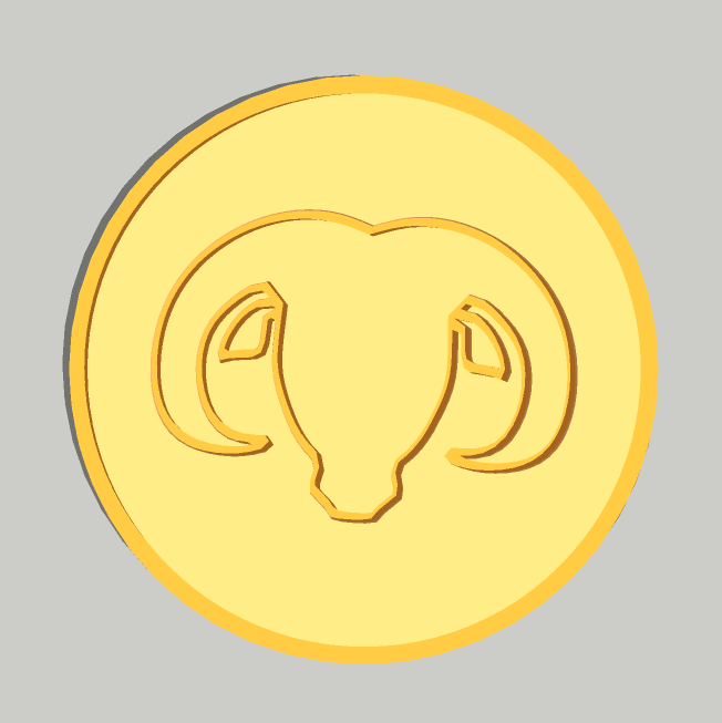 STL file Aries Cookie cutter - Aries Cookie cutter - Zodiac Sign・3D ...