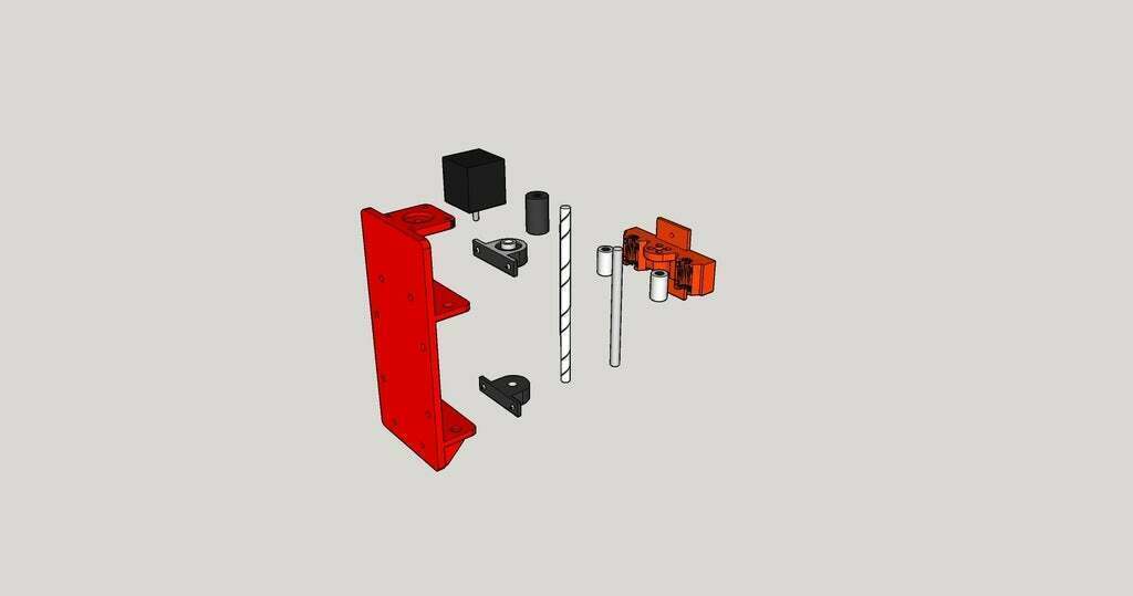 Free STL file Z Carriage for Eleksmaker laser A3/A5・3D printable design ...